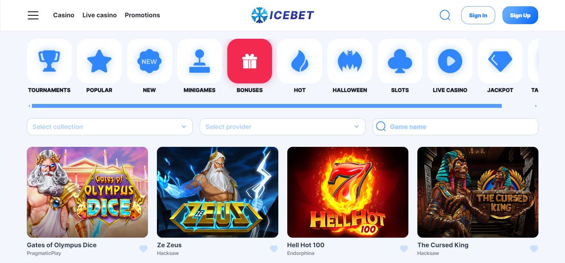 IceBet Casino | Get Welcome Bonuses and Free Spins at Ice Bet